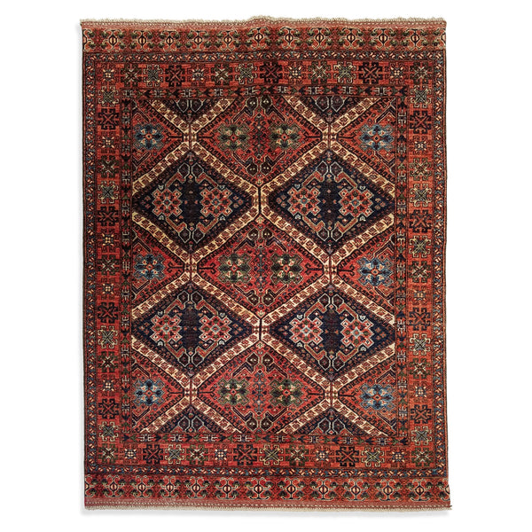 5' 0 x 6' 8 Yamut Hand Knotted Rug – Rugshook